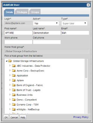Assigning User Privileges